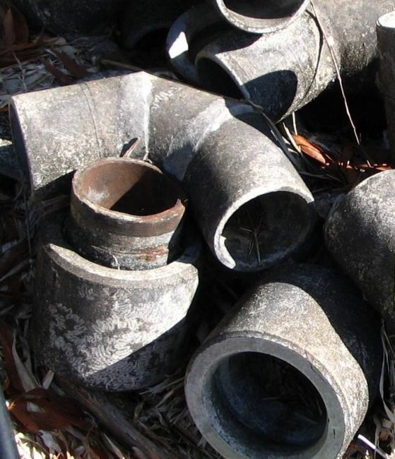 Asbestos cement water pipe couplings and connections - Asbestos Product ...