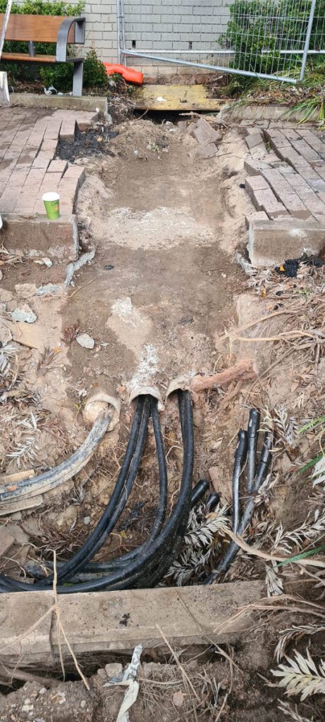 Asbestos cement conduit for electrical and telecommunication cables ...