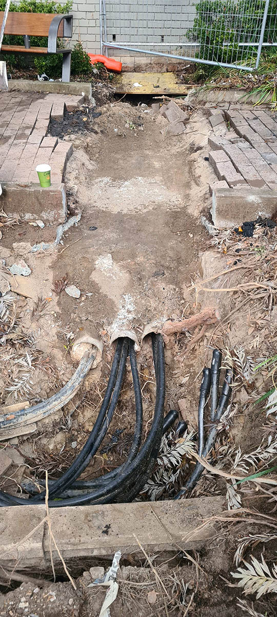 Asbestos cement conduit for electrical and telecommunication cables ...