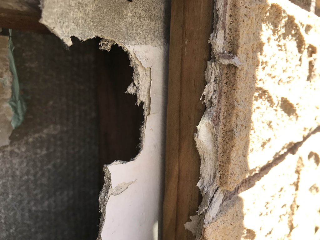 Imitation brick asbestos cement cladding - Asbestos Product Guide