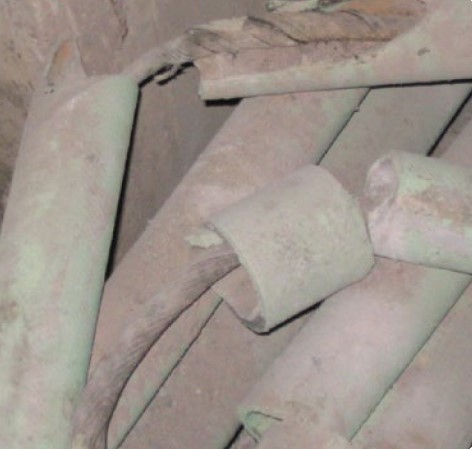 Asbestos cement conduit for electrical and telecommunication cables ...