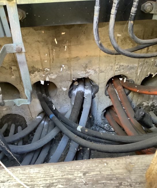 Asbestos cement conduit for electrical and telecommunication cables ...