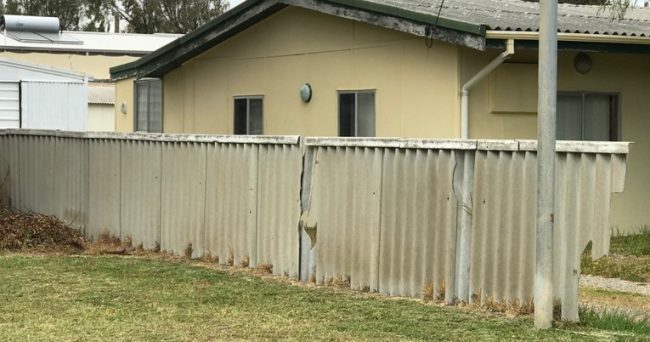 Asbestos cement fencing and screen panelling - Asbestos Product Guide