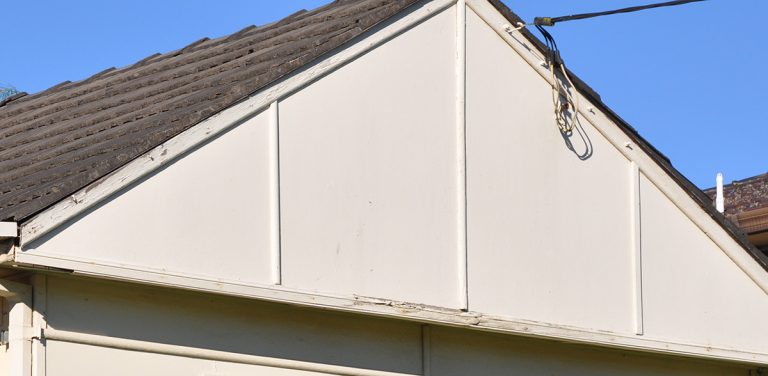 Asbestos cement gable panelling - Asbestos Product Guide
