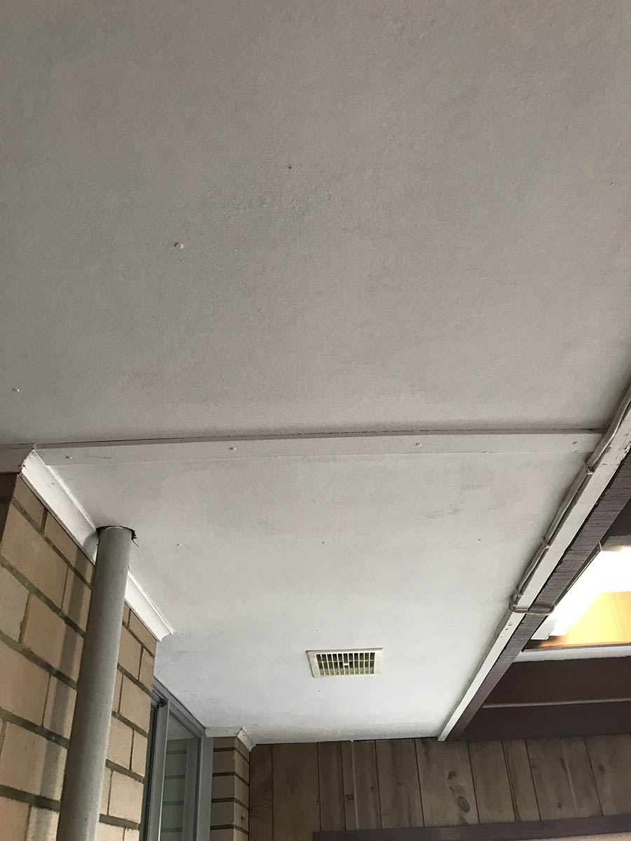 Asbestos cement soffit panelling (Eaves) - Asbestos Product Guide