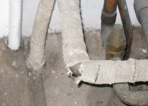 Woven asbestos textile for insulation - Asbestos Product Guide