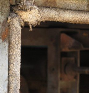 Woven asbestos textile for insulation - Asbestos Product Guide