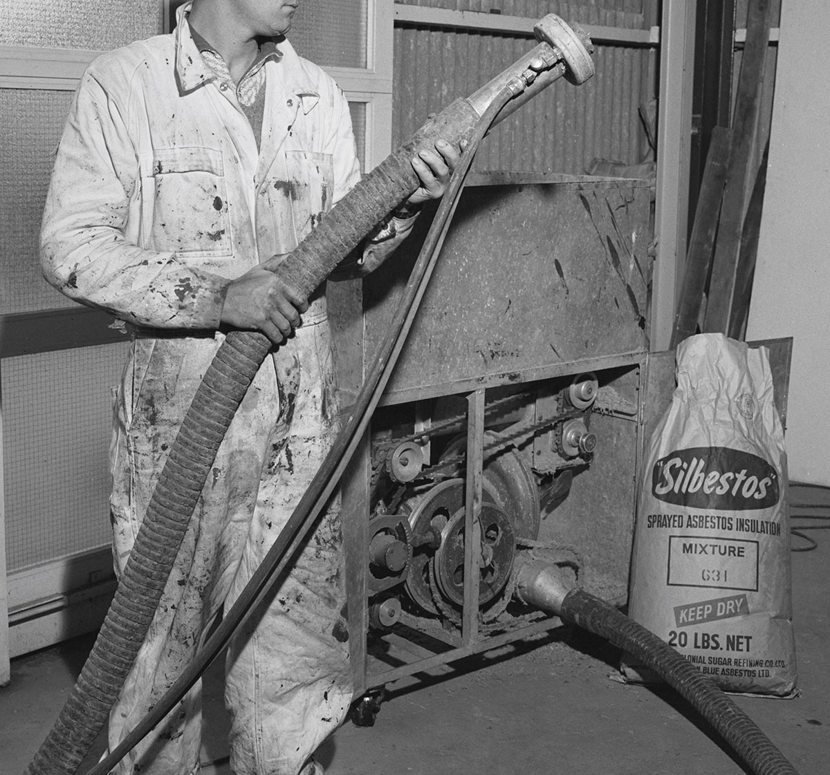 Sprayed coatings of asbestos - Asbestos Product Guide