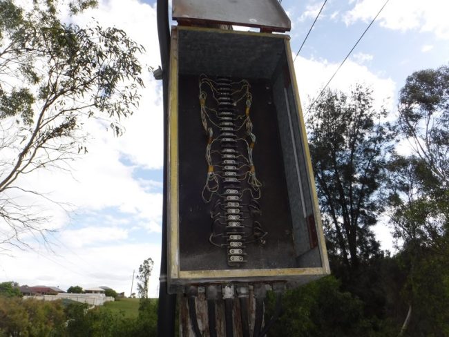 Electrical fuse/meter board backing - Asbestos Product Guide