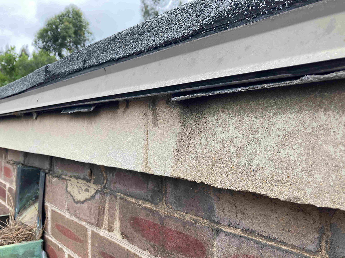 Bituminous membrane sarking (asbestos roofing felt) - Asbestos Product ...