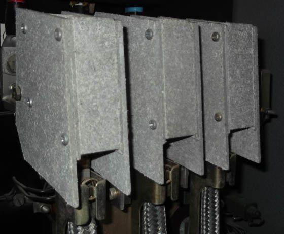 Arc shields and chute covers - Asbestos Product Guide