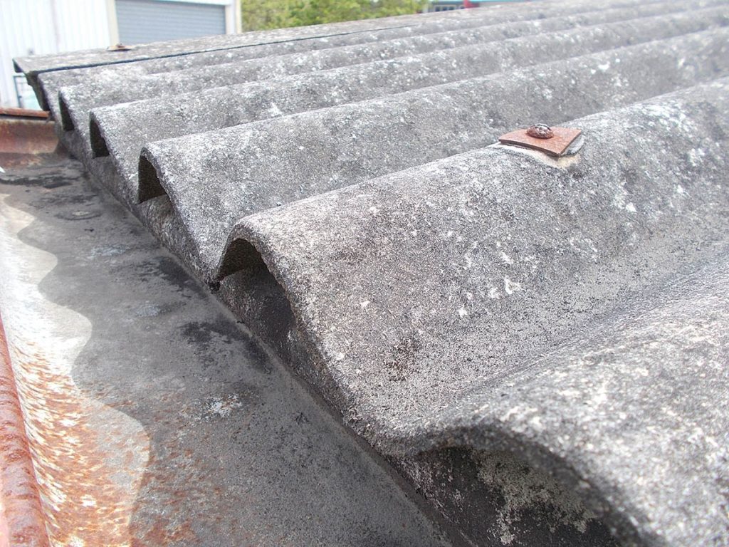 Corrugated asbestos cement sheeting - roofing - Asbestos Product Guide