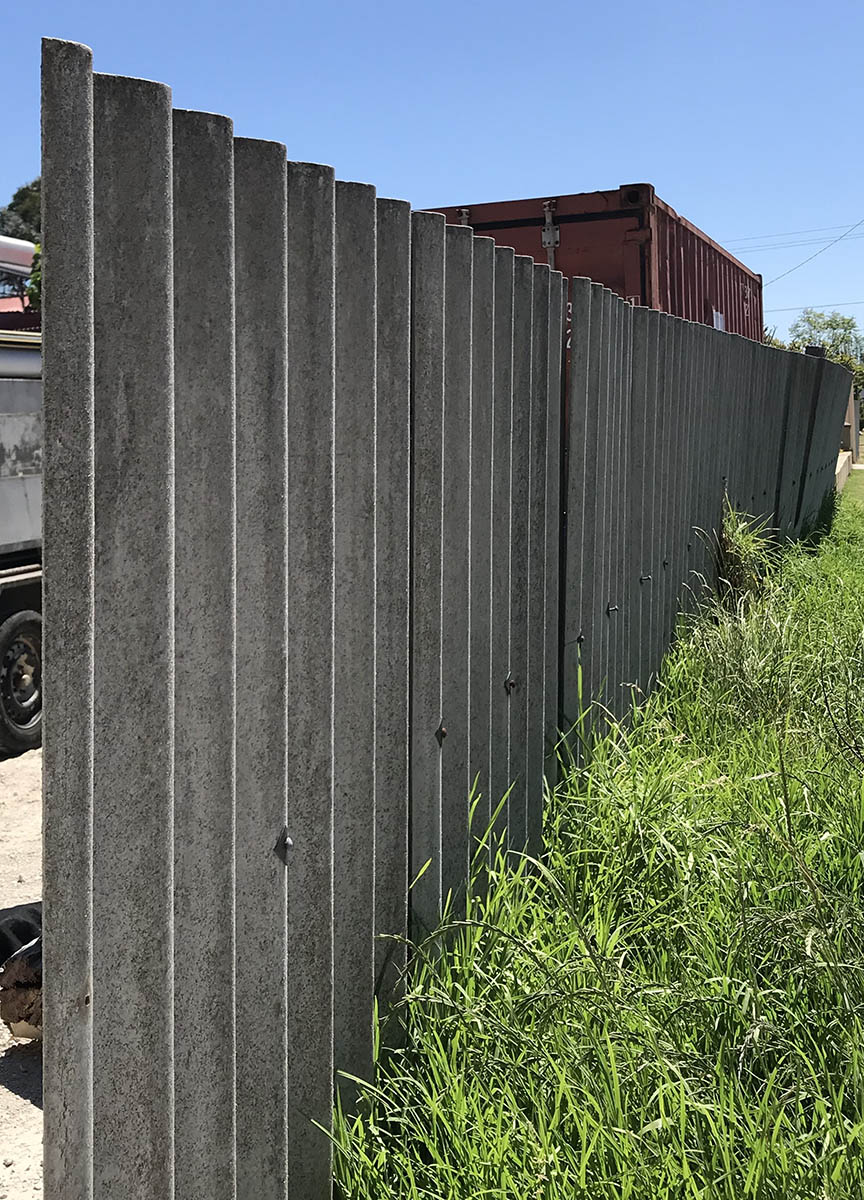 Asbestos cement fencing and screen panelling - Asbestos Product Guide