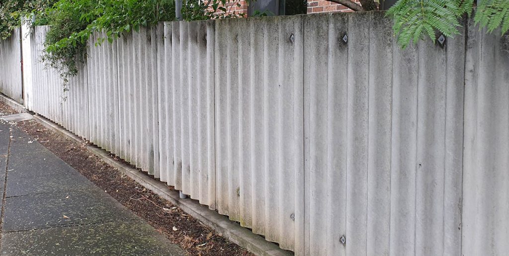 Asbestos cement fencing and screen panelling - Asbestos Product Guide
