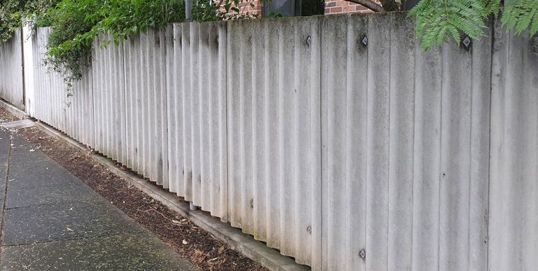 Asbestos cement fencing and screen panelling - Asbestos Product Guide