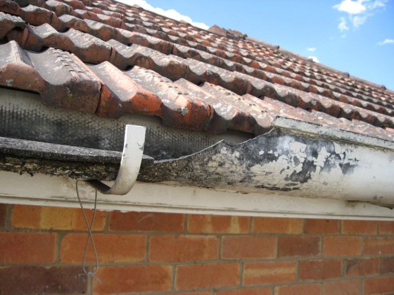 Asbestos cement gutters - Asbestos Product Guide