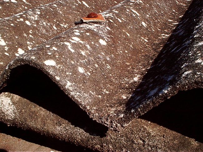 Corrugated asbestos cement sheeting - roofing - Asbestos Product Guide