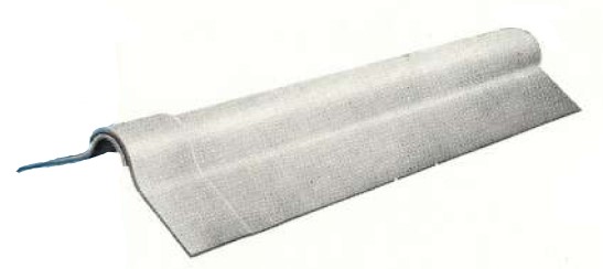 Asbestos cement ridge capping and gable ends - Asbestos Product Guide