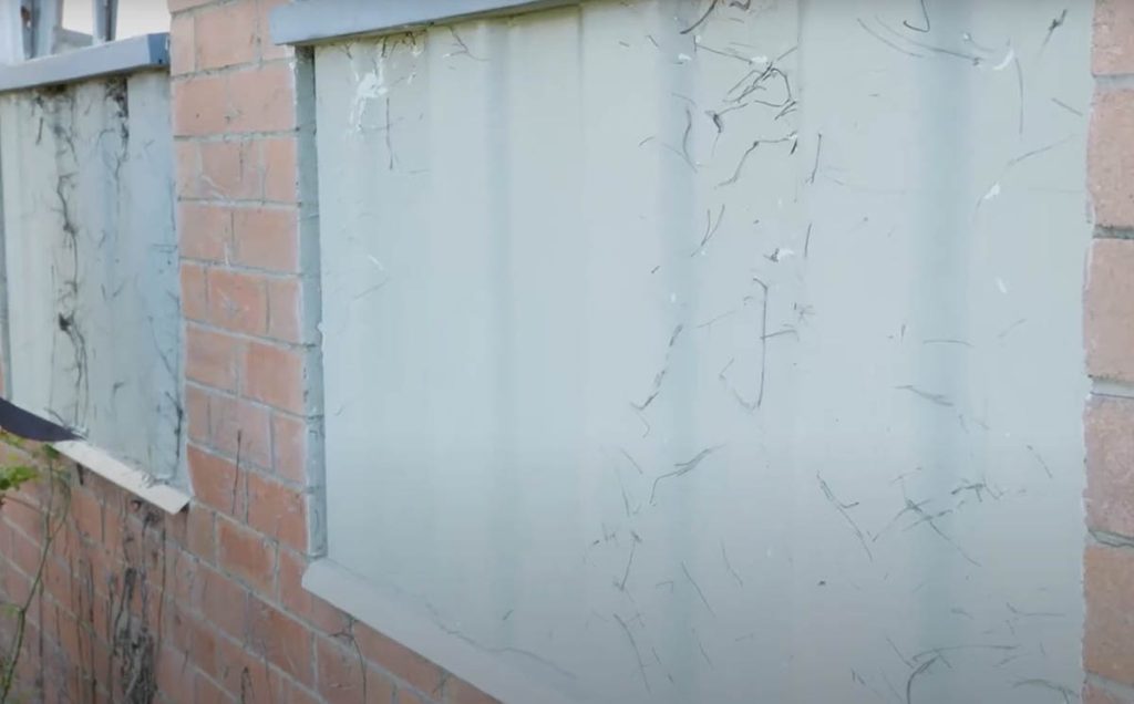 Asbestos cement spandrel panels - Asbestos Product Guide