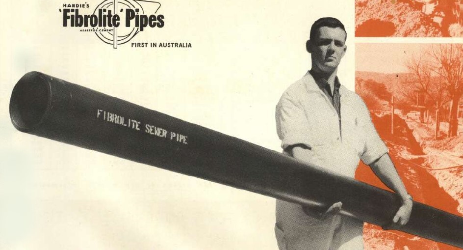 Asbestos cement sewer pipes and couplings - Asbestos Product Guide