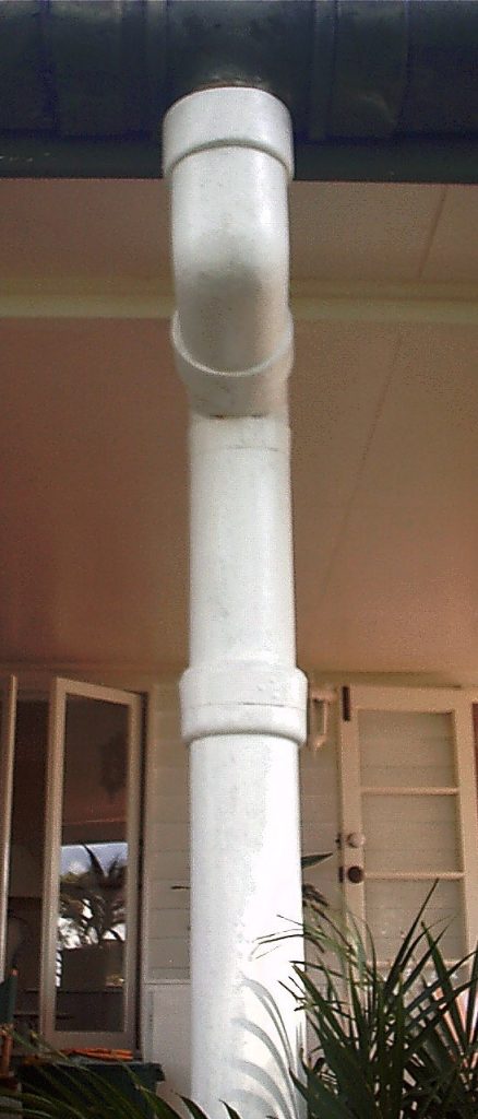 Asbestos cement downpipes, junctions and spreaders - Asbestos Product Guide