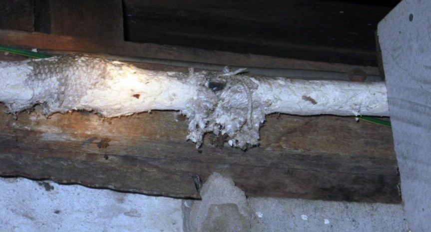 Woven asbestos textile for insulation - Asbestos Product Guide