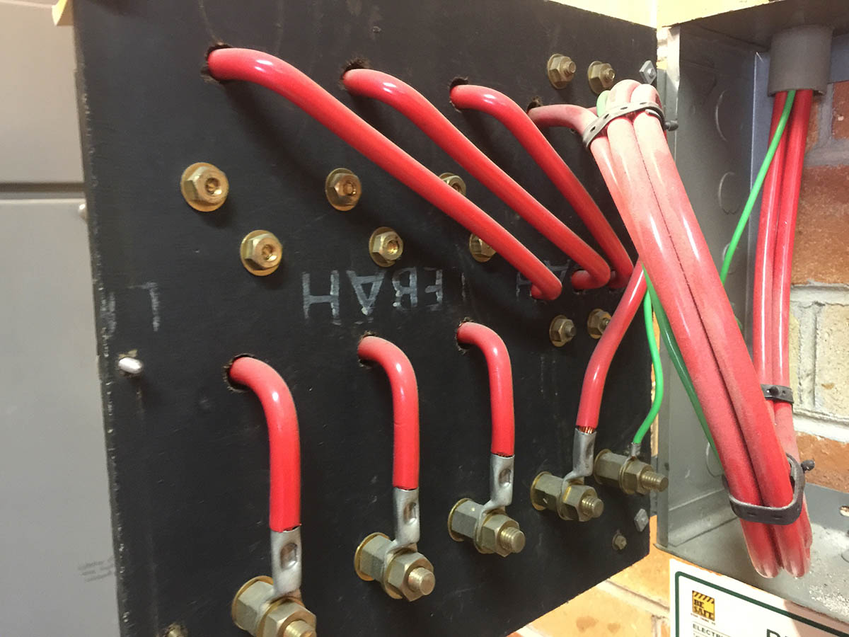 Electrical fuse/meter board backing - Asbestos Product Guide