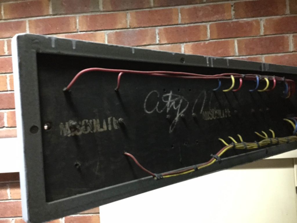 Electrical fuse/meter board backing - Asbestos Product Guide