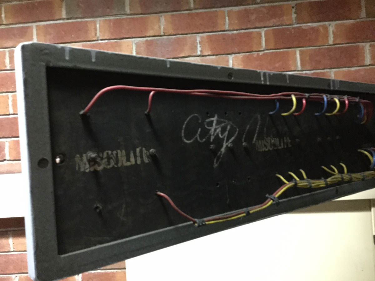 Electrical fuse/meter board backing - Asbestos Product Guide