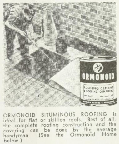 Bituminous membrane sarking (asbestos roofing felt) - Asbestos Product ...