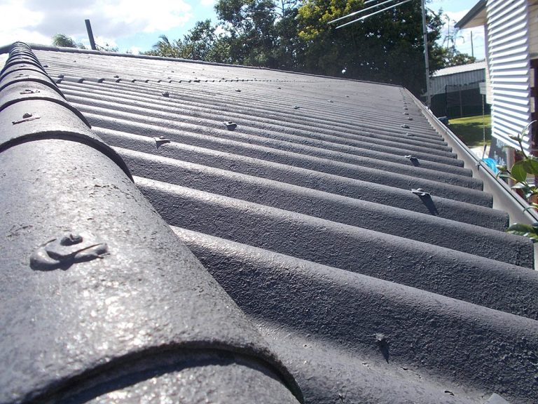 Corrugated asbestos cement sheeting - roofing - Asbestos Product Guide
