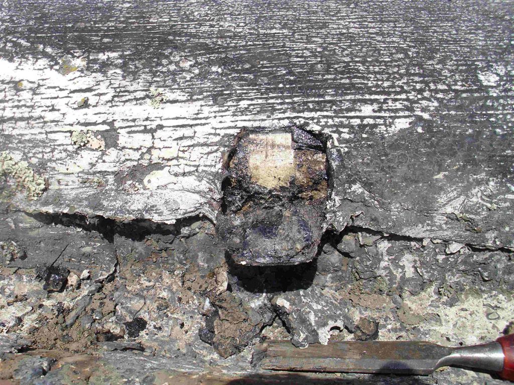 Bituminous membrane sarking (asbestos roofing felt) - Asbestos Product ...