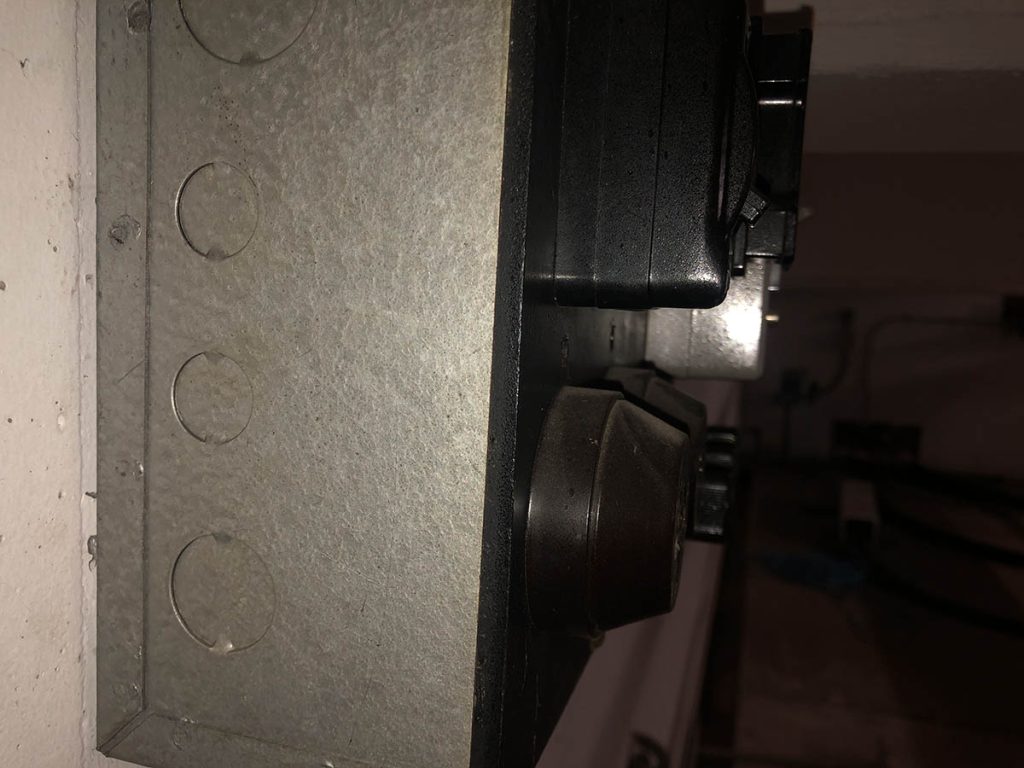 Electrical fuse/meter board backing - Asbestos Product Guide