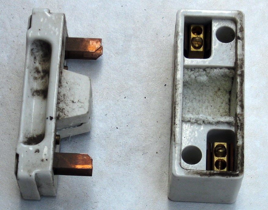 Woven asbestos insulates in electrical components - Asbestos Product Guide