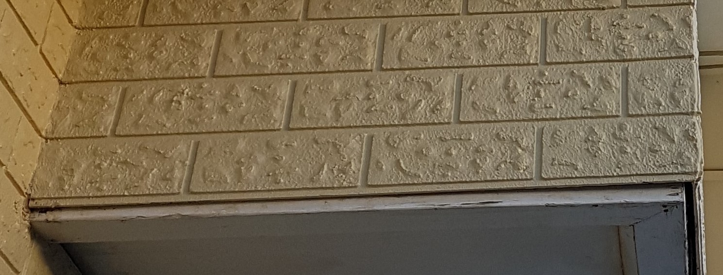 Imitation brick asbestos cement cladding - Asbestos Product Guide