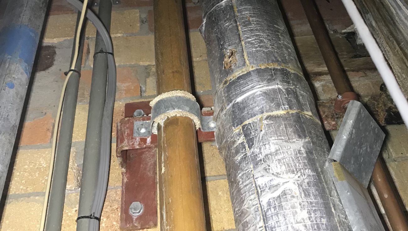 Woven asbestos textile for insulation - Asbestos Product Guide