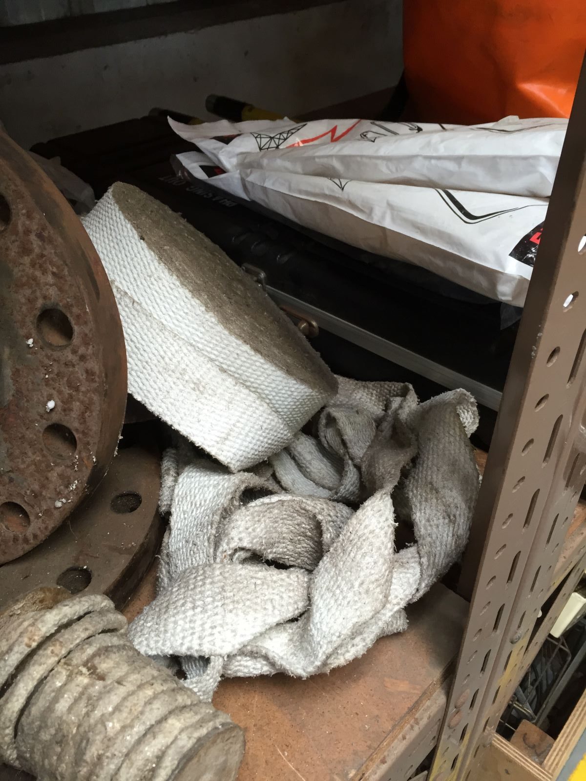 Woven asbestos textile for insulation - Asbestos Product Guide