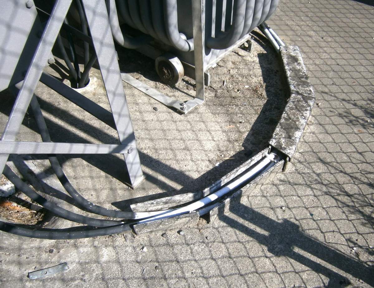 Asbestos cement cable troughing - Asbestos Product Guide